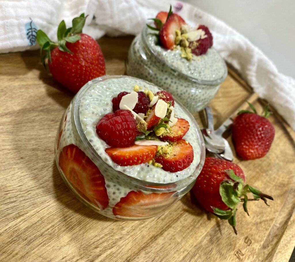 Budincă de chia fisticoasa - My Baby Food